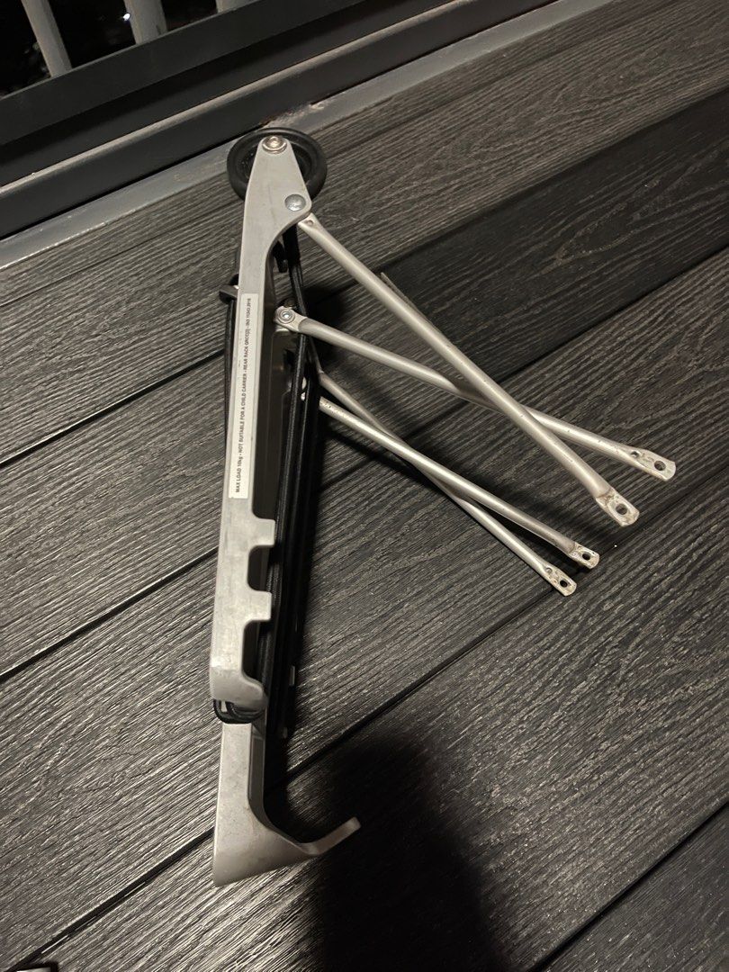 Original Brompton rack and ez wheels, Sports Equipment, Bicycles ...