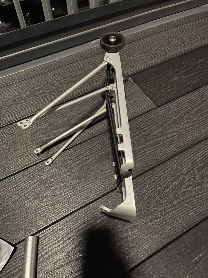 Original Brompton rack and ez wheels, Sports Equipment, Bicycles ...