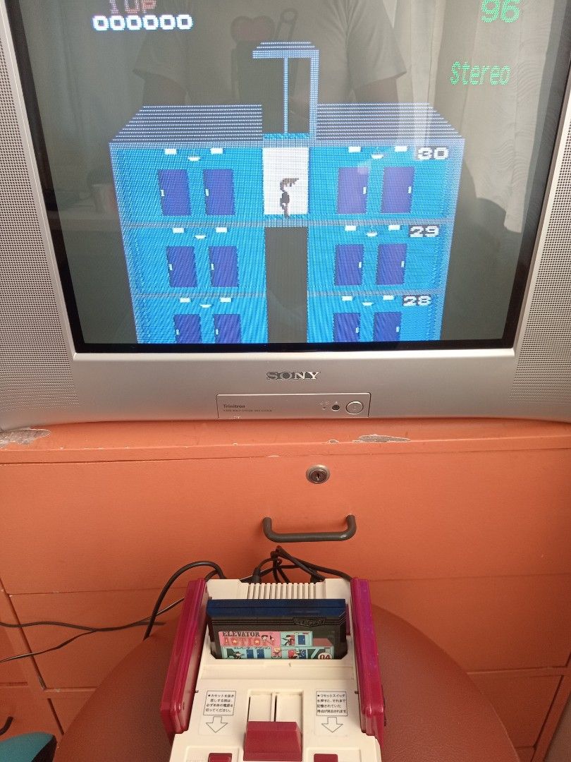 Original Elevator Action family computer game on Carousell