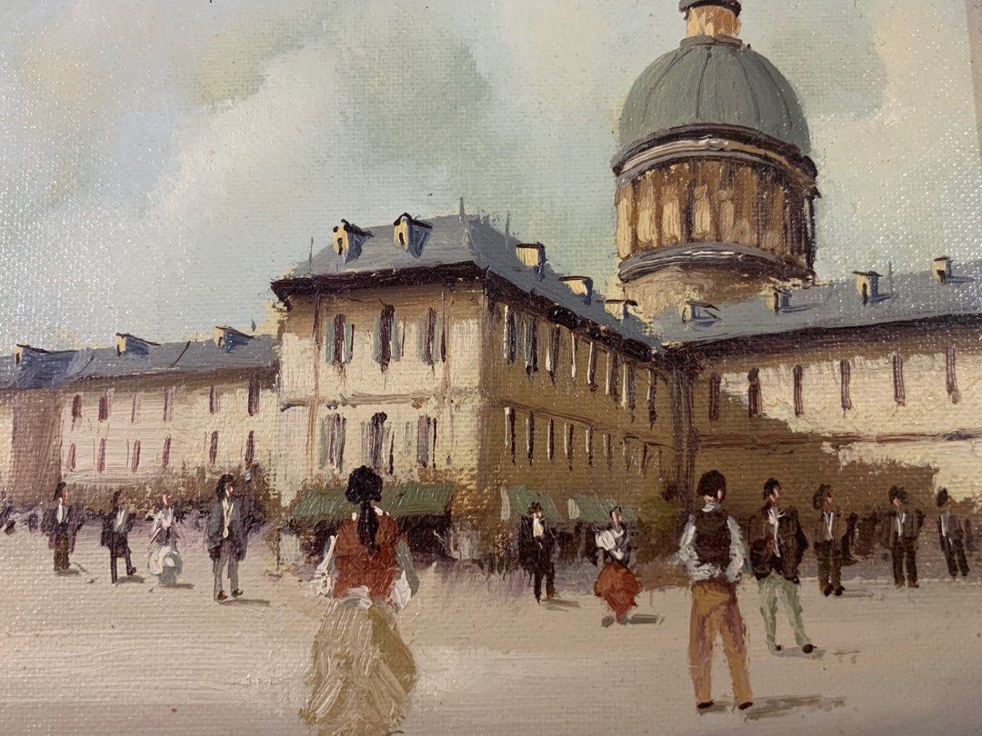 Original Giorgio Rocca (b. 1959, Italian), oil on canvas - La Villa ...