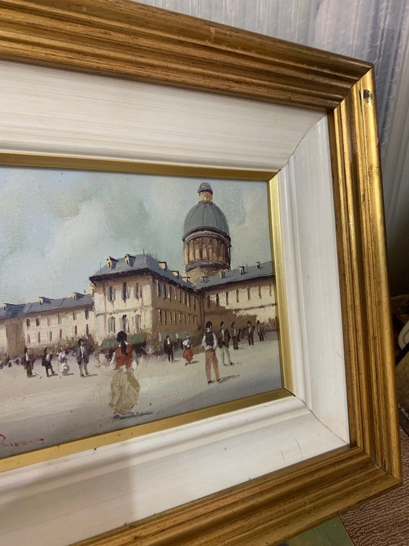 Original Giorgio Rocca (b. 1959, Italian), oil on canvas - La Villa ...