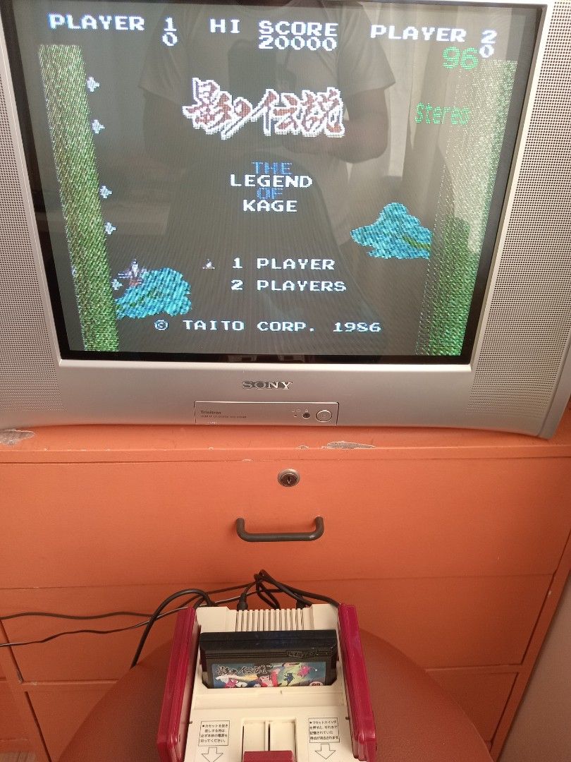 Original Legend of Kage family computer game for sale on Carousell