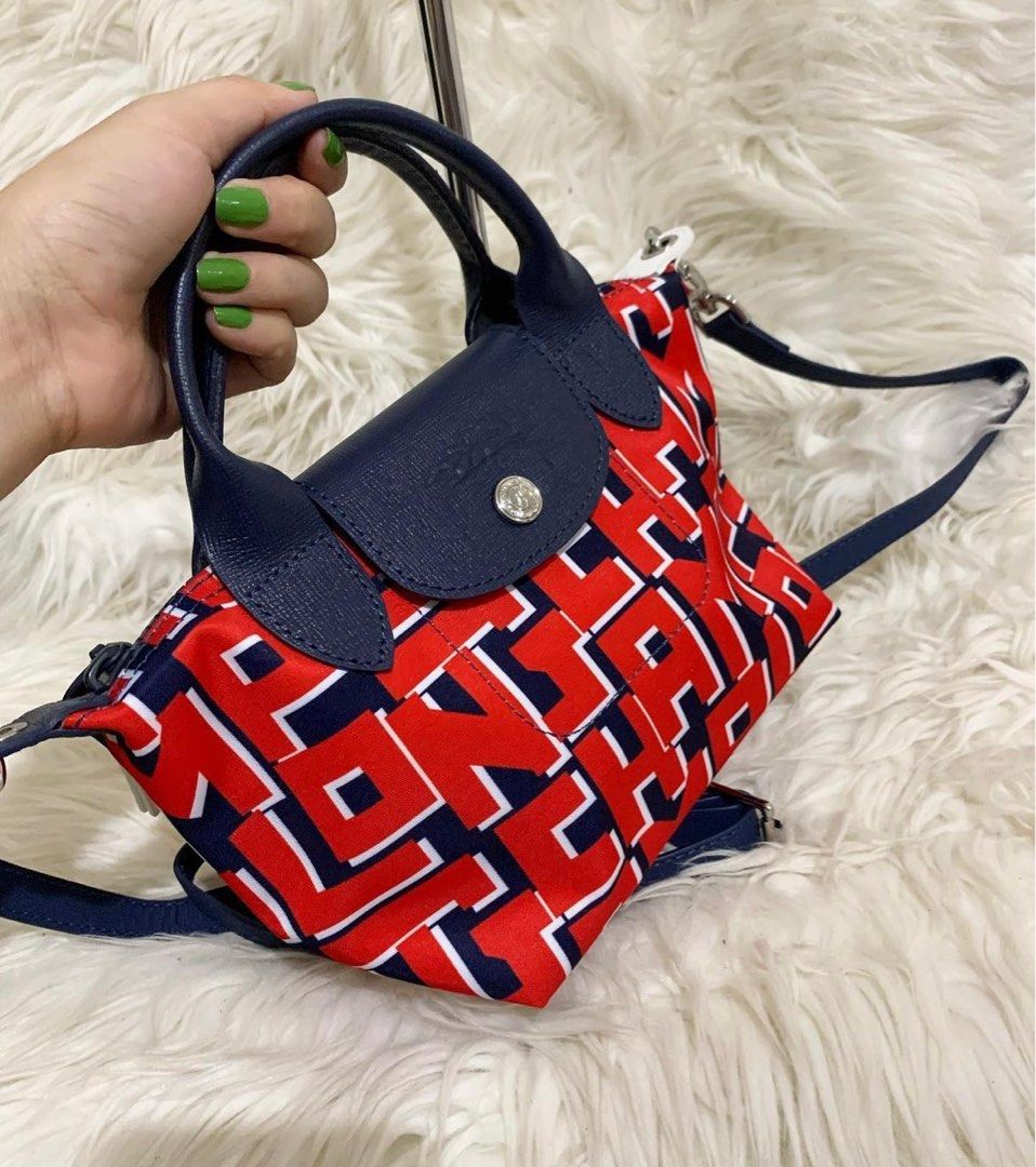 Original longchamp mini two way, Luxury, Bags & Wallets on Carousell