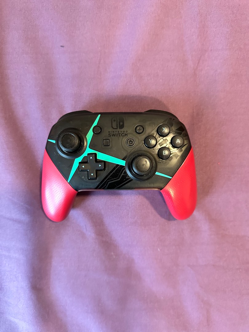 Original Nintendo Switch Pro Controller Xenoblade Limited Edition ...