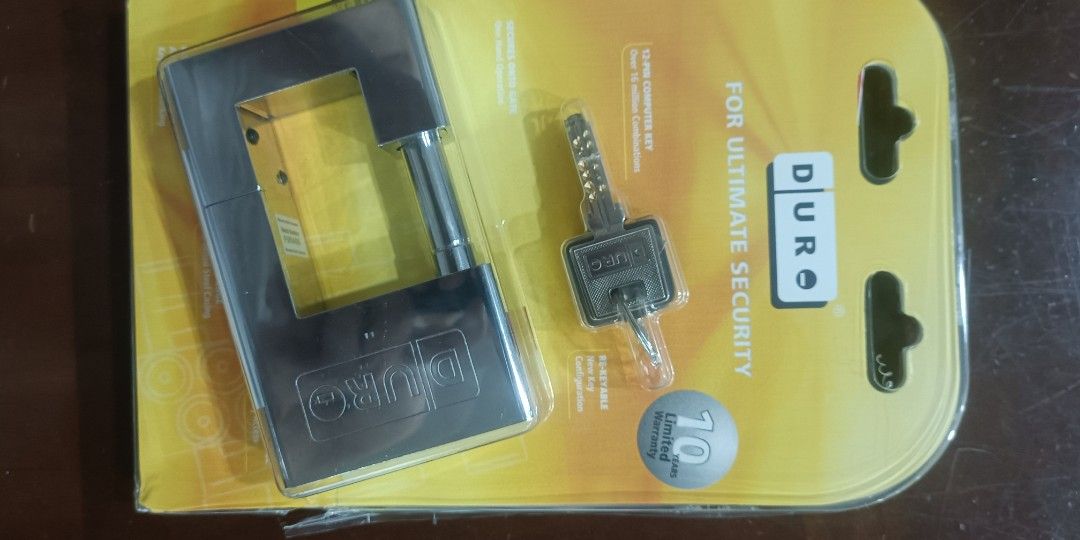 Padlock Duro hdb padlock, Furniture & Home Living, Security & Locks ...
