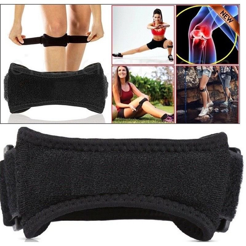 Patella Knee Single Strap Adjustable Patellar Tendon Support Band ...