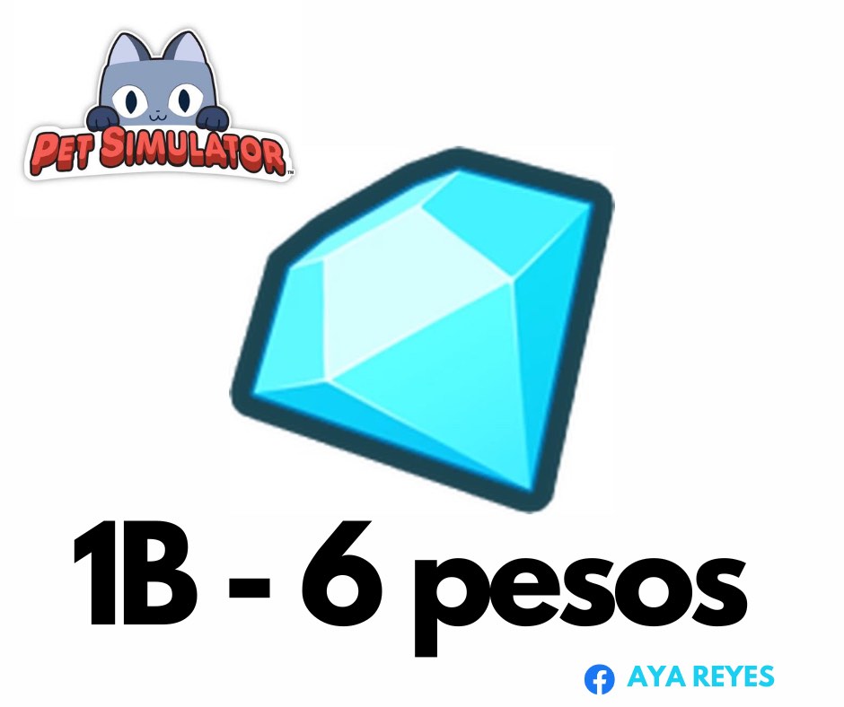 PET SIMULATOR X (PSX) GEMS/DIAMOND, Video Gaming, Video Games, Others ...