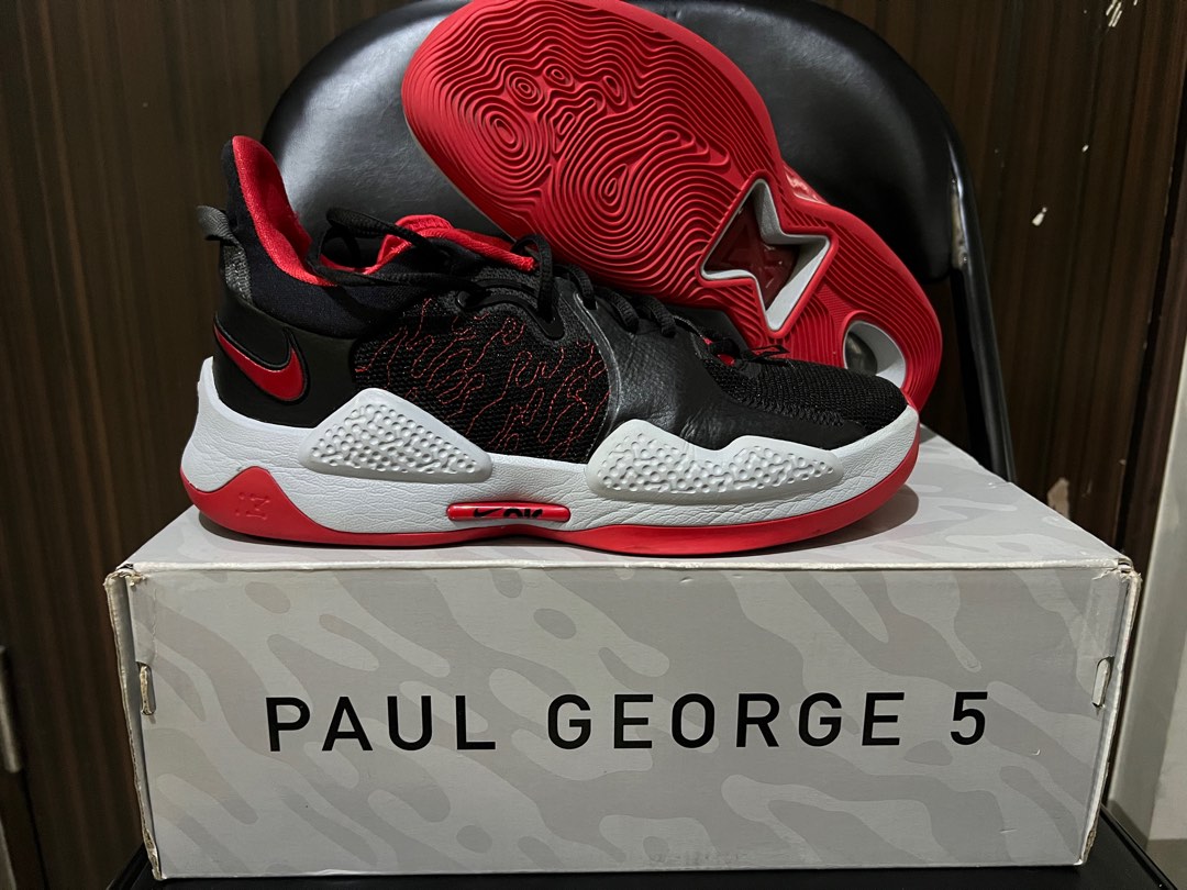 Nike PG5 “Bred”, Men's Fashion, Footwear, Sneakers on Carousell