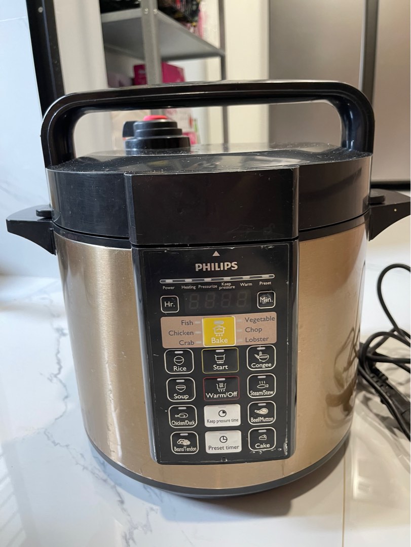 Philips Electric Pressure Cooker, TV & Home Appliances, Kitchen ...