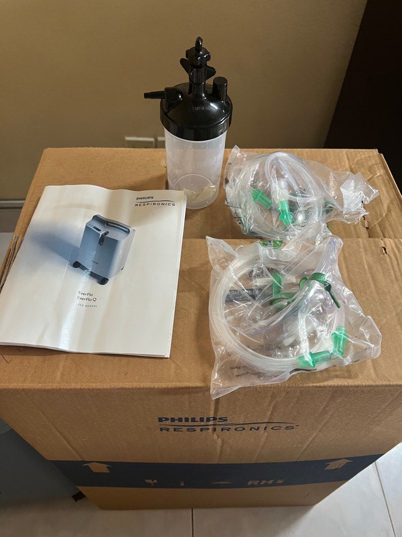 Philips Everflo Oxygen Concentrator, Health & Nutrition, Medical ...