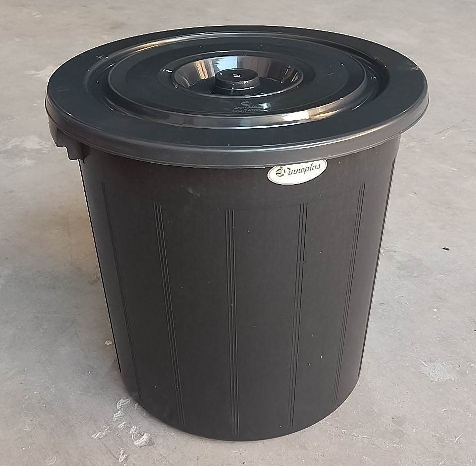Plastic Black Container 40L capacity (Innoplas), Furniture & Home ...