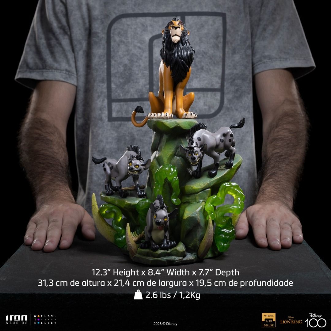 [PO] Iron Studios Scar Deluxe - The Lion King - Art Scale 1/10 Statue ...