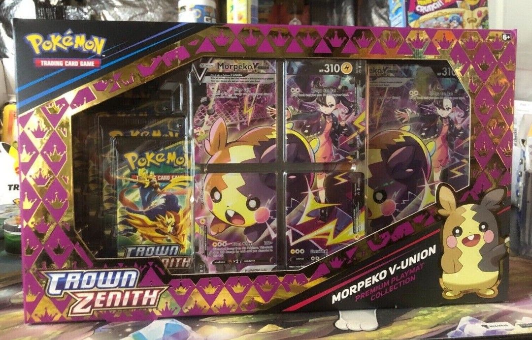 Pokemon Crown Zenith Morpeko V- Union Box, Hobbies & Toys, Toys & Games ...