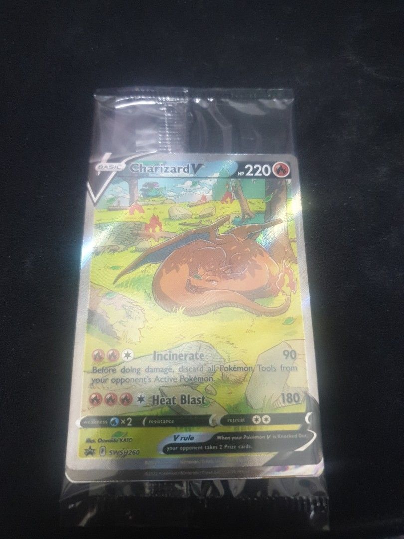 Pokemon TCG - Charizard UPC promo pack, Hobbies & Toys, Toys & Games on ...