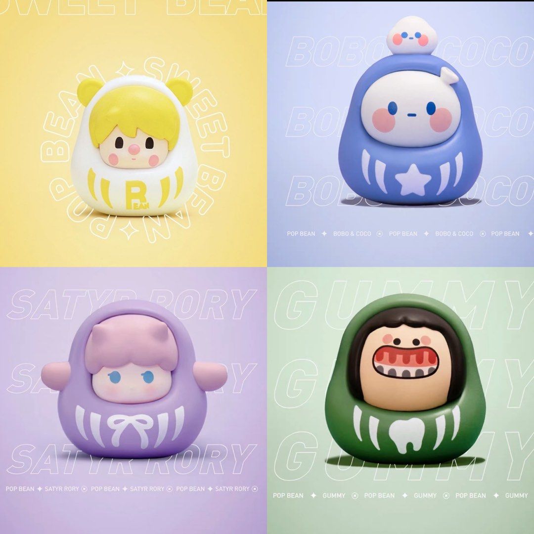 POP BEAN POPMART / FULL SET / ABLE TO CHOOSE CHARACTER, Hobbies & Toys ...