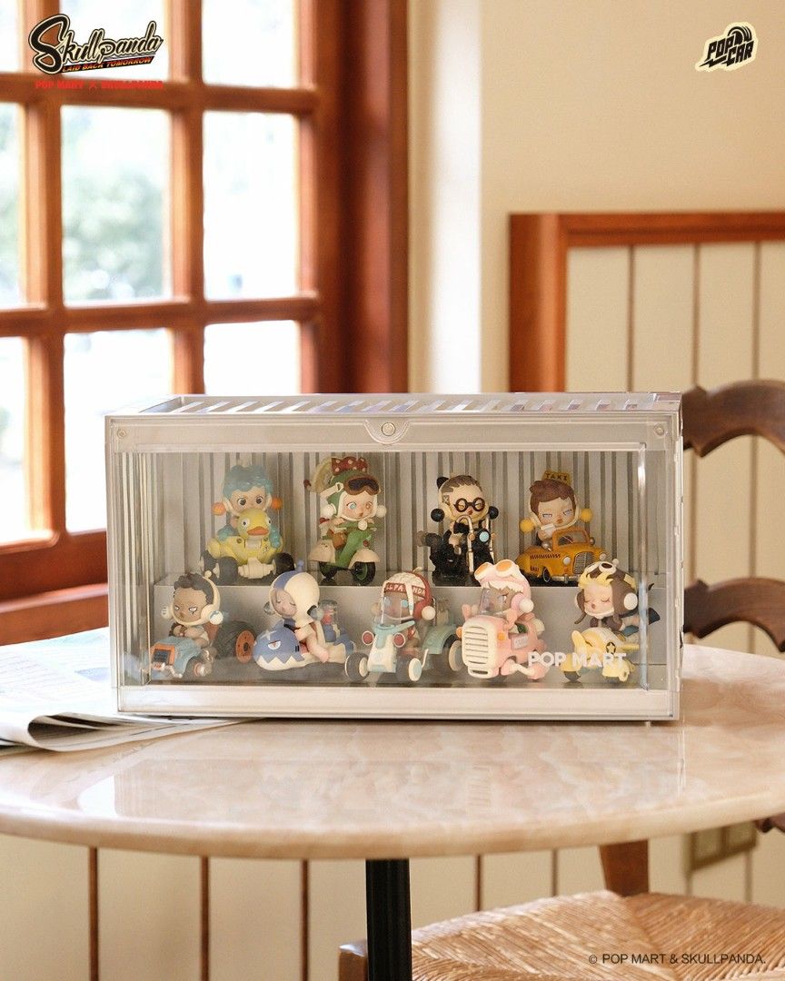 [POPMART NEW!] POPMART FIGURINES LUMINOUS DISPLAY BOX CONTAINER ...