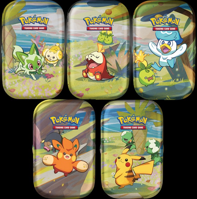 Pre-Order: Pokemon Paldea Friends Mini-Tin - 1 set (5 tins) on Carousell