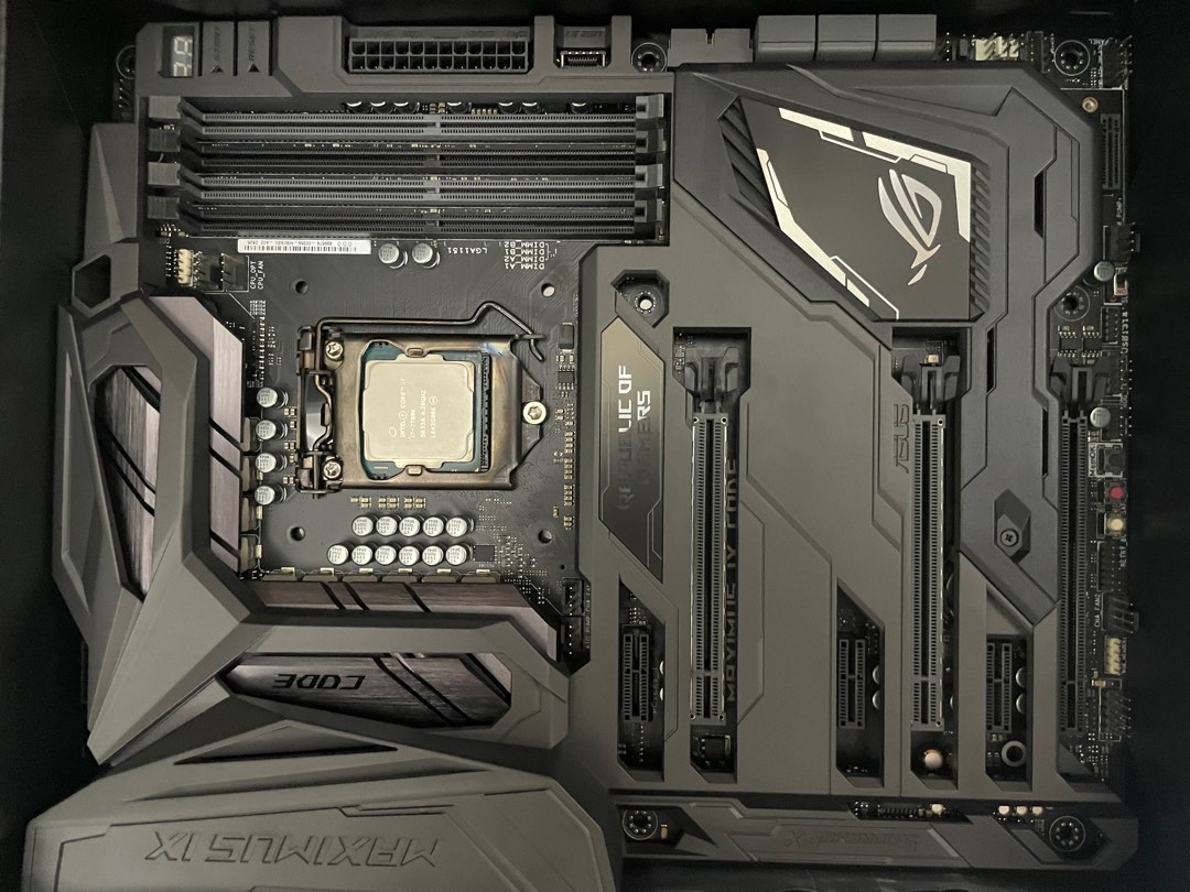 [7700k+mobo] Asus ROG Strix Maximus IX code Motherboard with i7 7700k ...