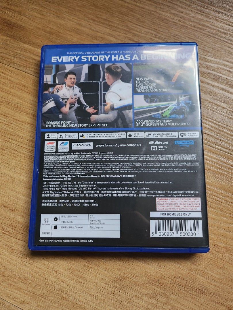 Ps5 F1 2021 Formula One, Video Gaming, Video Games, PlayStation on ...