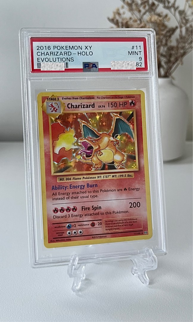[PSA9 Slab] Charizard 2016 Pokemon XY Evolutions (PSA10 Potential ...