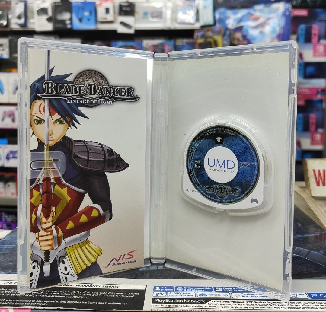 PSP Blade Dancer Lineage of Light, Video Gaming, Video Games ...