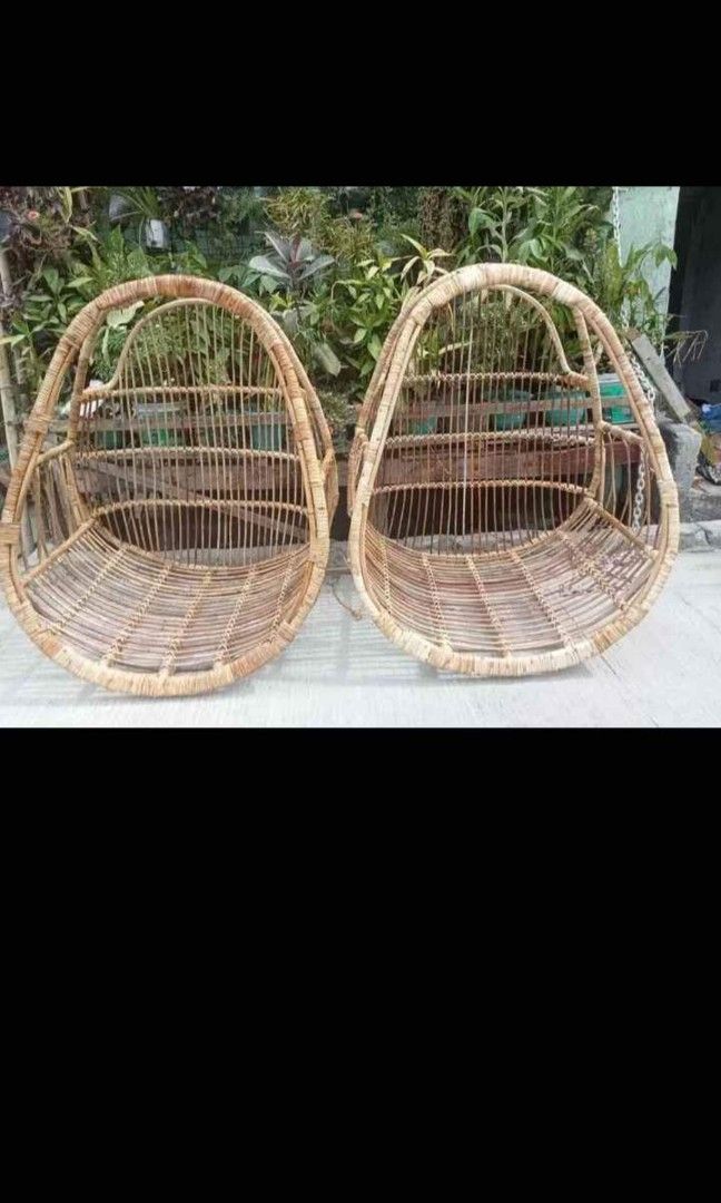 RATTAN EGG SWING DUYAN, Furniture & Home Living, Furniture, Other Home ...