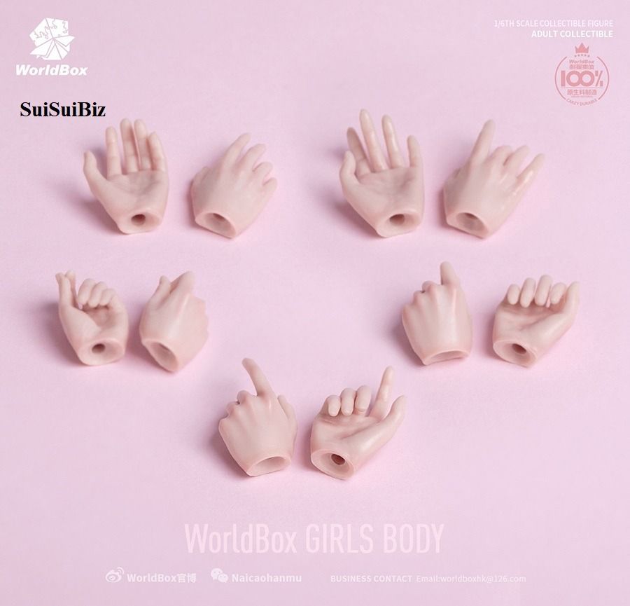 *ready stock* 1/6 Scale Toys Worldbox AT201 & AT202 - Girl Body ...