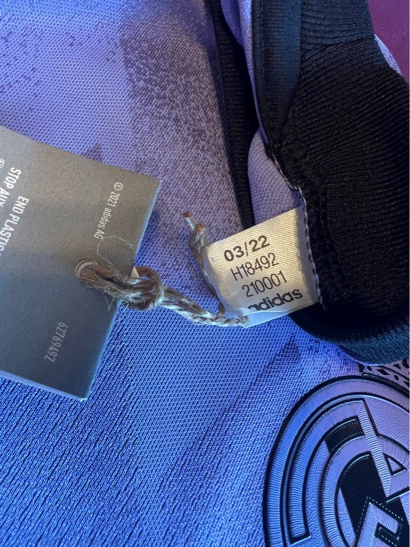 REAL MADRID AUTHENTIC AWAY PLAYER VERSION WITH CWC PATCH, Men's Fashion ...