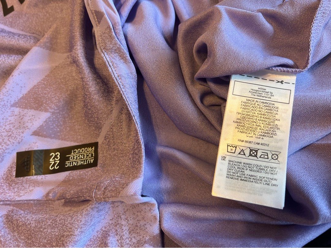 REAL MADRID AUTHENTIC AWAY PLAYER VERSION WITH CWC PATCH, Men's Fashion ...