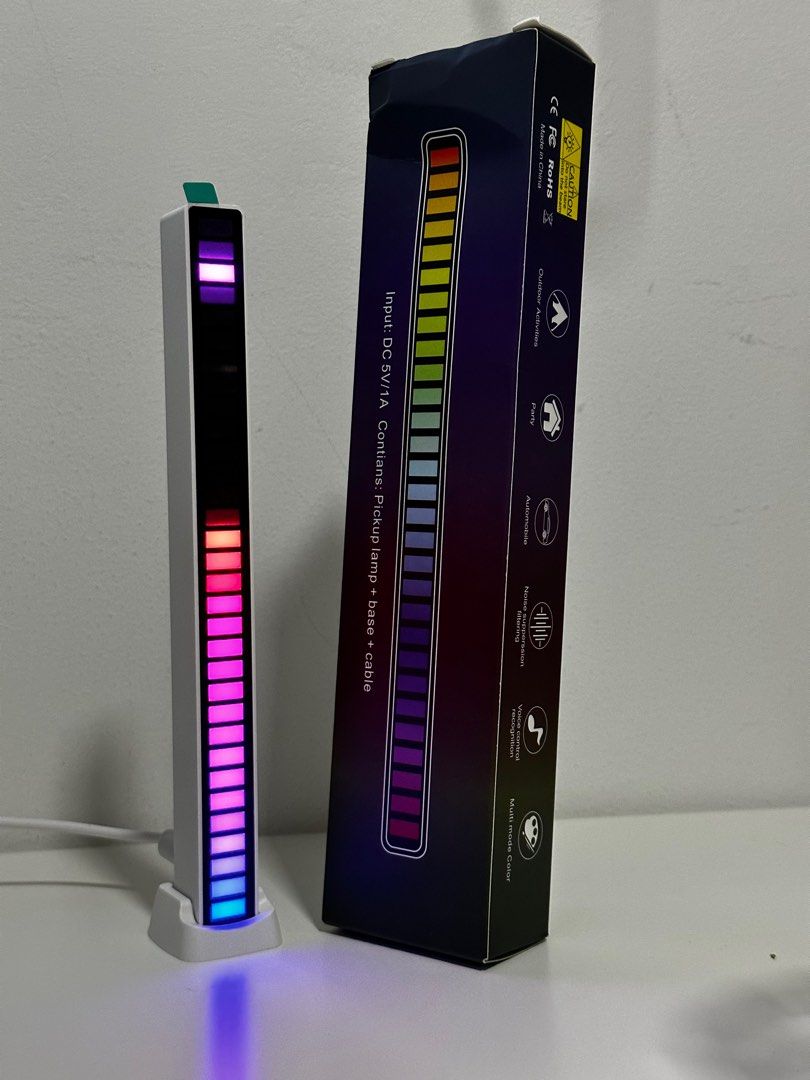 RGB LED LIGHT STICK mic reactive, Computers & Tech, Parts & Accessories ...