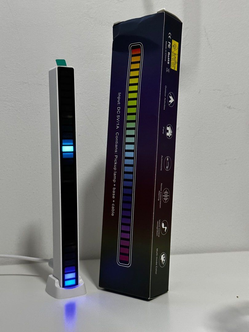 RGB LED LIGHT STICK mic reactive, Computers & Tech, Parts & Accessories ...