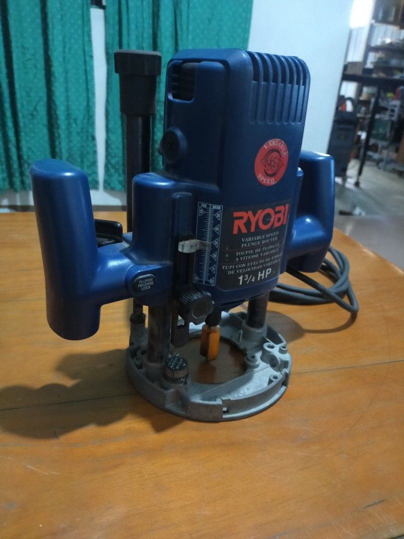 Ryobi plunge router variable speed, Furniture & Home Living, Furniture ...
