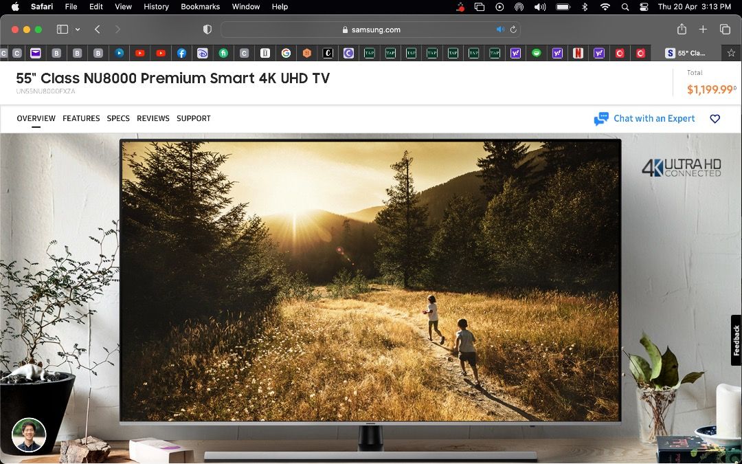 Samsung 55" Class NU8000 Premium Smart 4K UHD TV, TV & Home Appliances ...
