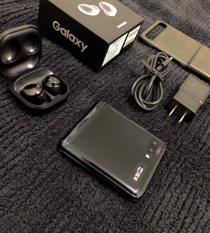 Samsung Galaxy Z Flip 1 (Mirror Black), Mobile Phones & Gadgets, Mobile ...