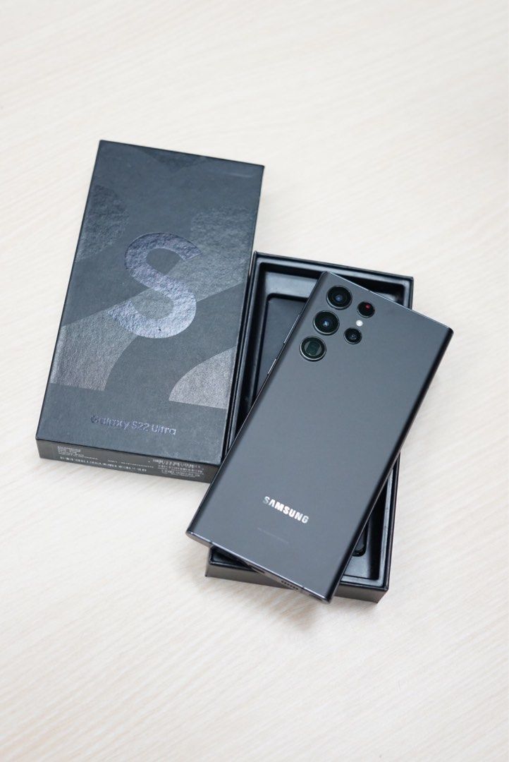 Samsung S22 Ultra Phantom Black 12/256 GB Resmi, Telepon Seluler ...