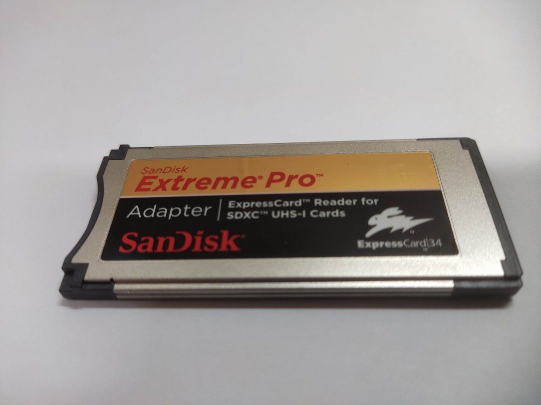SanDisk ExpressCard Adapter, 電腦＆科技, 電腦周邊及配件, 電腦線、轉接線及轉換器 - Carousell