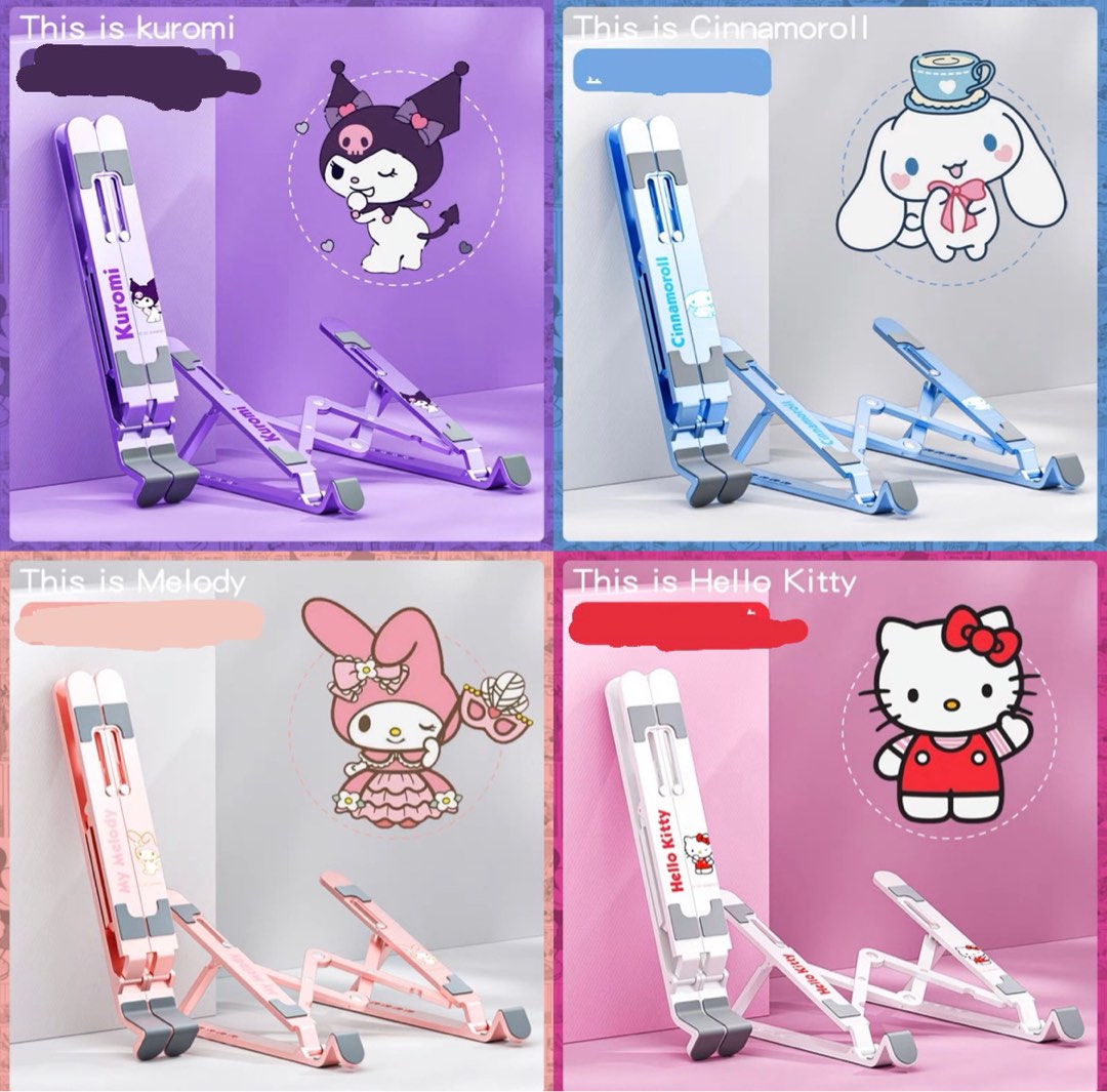 SANRIO LAPTOP STAND / KUROMI / CINAMONROLL / MY MELODY / HELLO KITTY ...