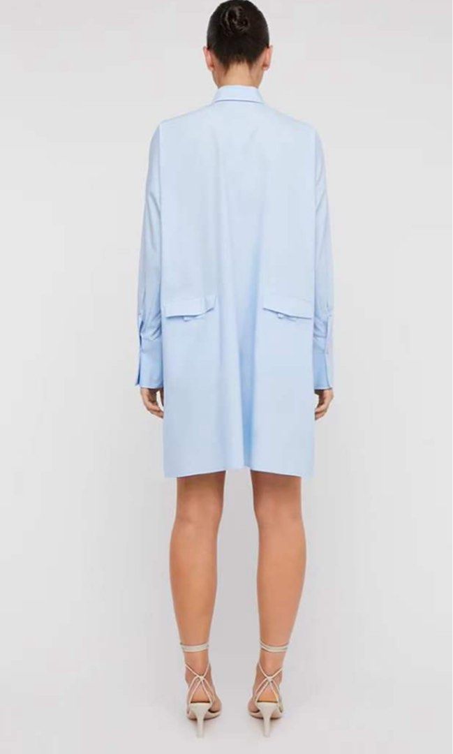 scanlan Theordore Parachute Pocket Shirt Midi Dress blue, Women's ...