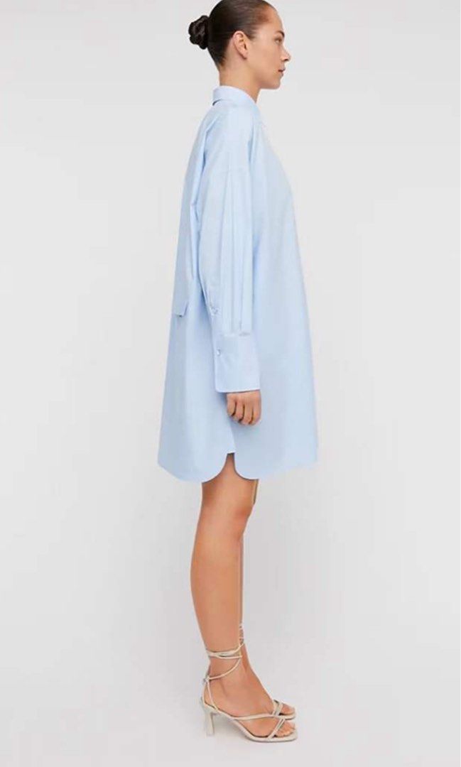 scanlan Theordore Parachute Pocket Shirt Midi Dress blue, Women's ...