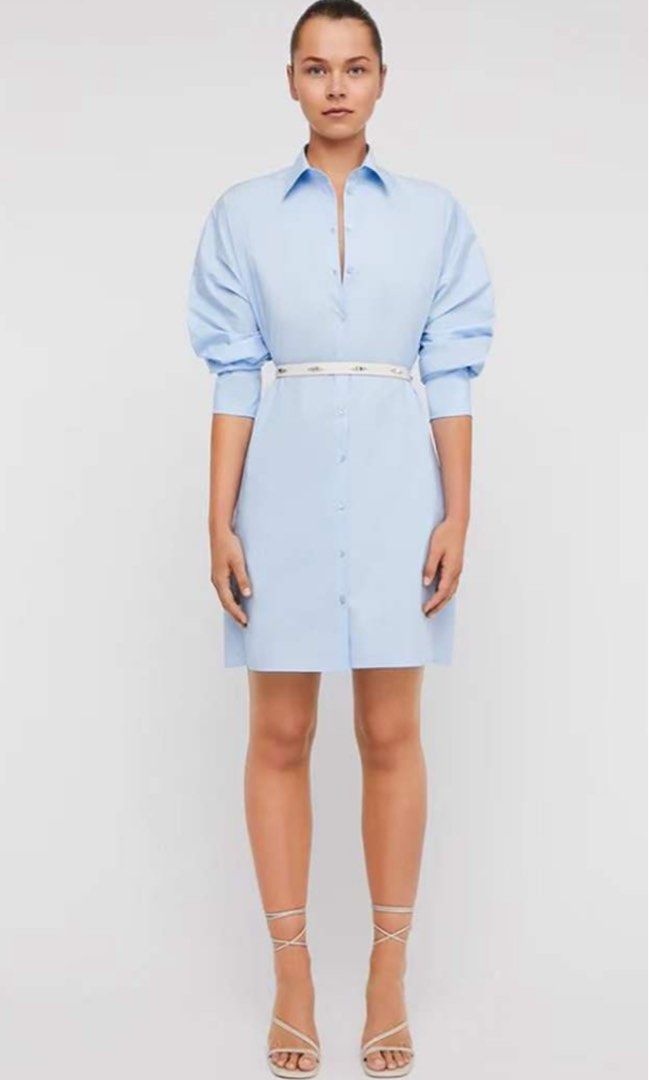 scanlan Theordore Parachute Pocket Shirt Midi Dress blue, Women's ...