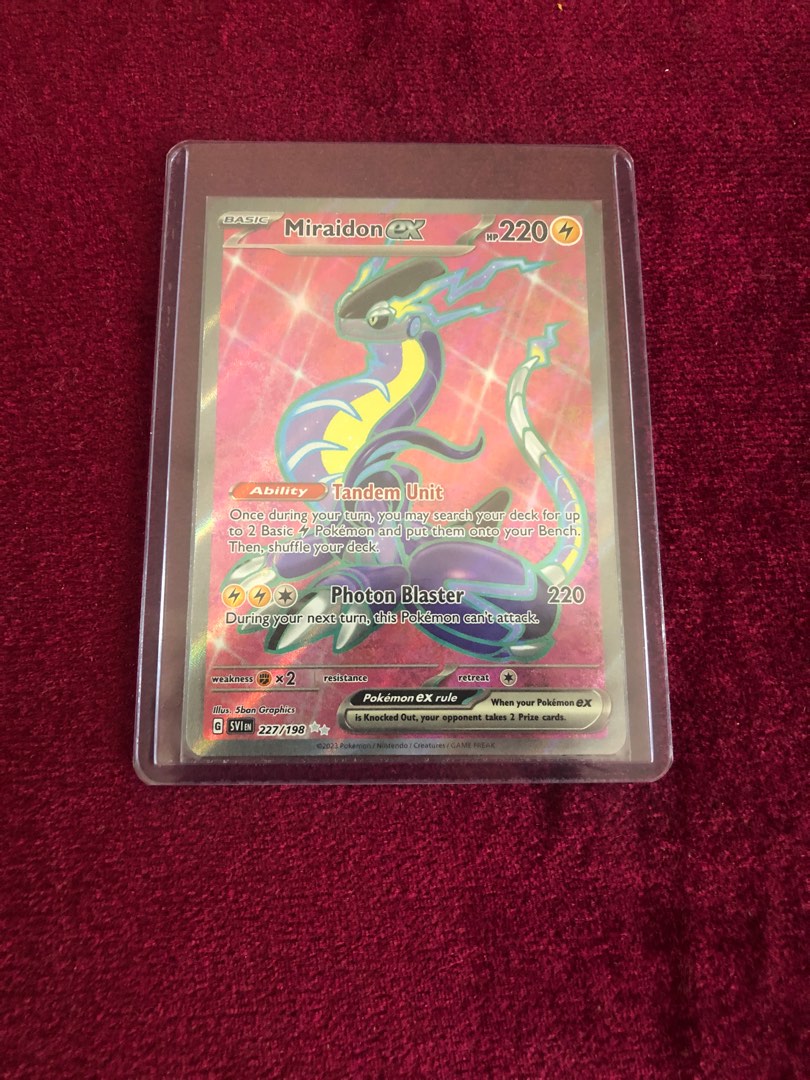 Scarlet Violet Miradon Ex Full Art, Hobbies & Toys, Toys & Games on ...