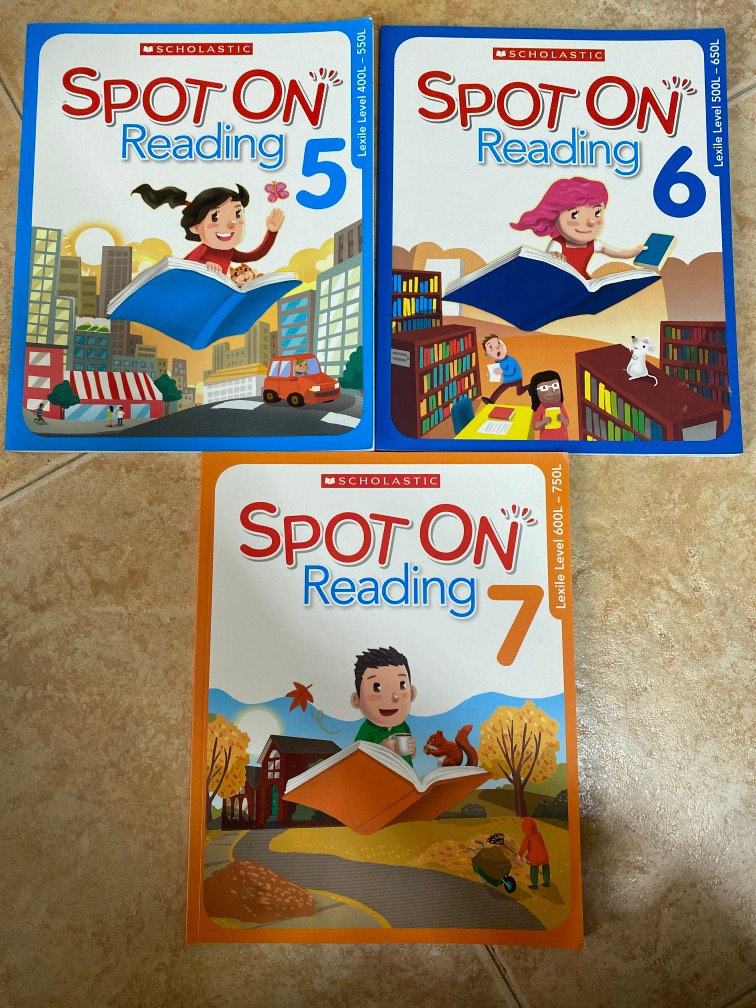 Scholastic Spot On Reading 5, 6 and 7, Hobbies & Toys, Books ...