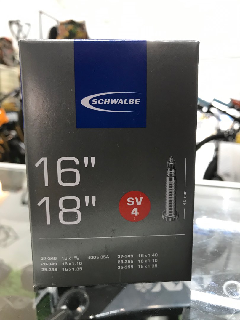 Schwalbe 16/18 INCH (SV4), Sports Equipment, Bicycles & Parts, Parts & Accessories on Carousell
