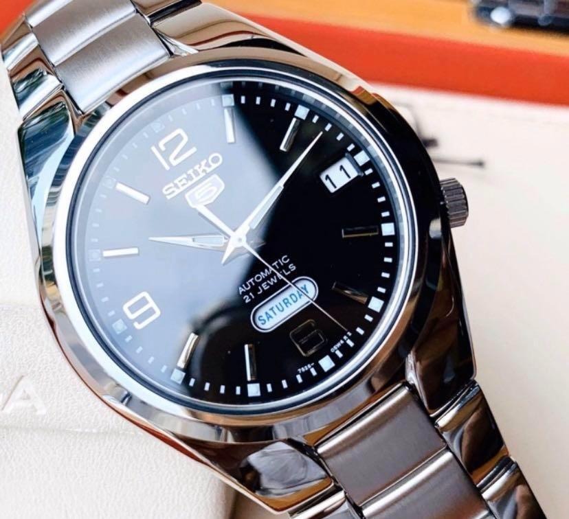 Seiko 5 SNK623 Men's Automatic Black Dial Stainless Steel Watch snk623k ...