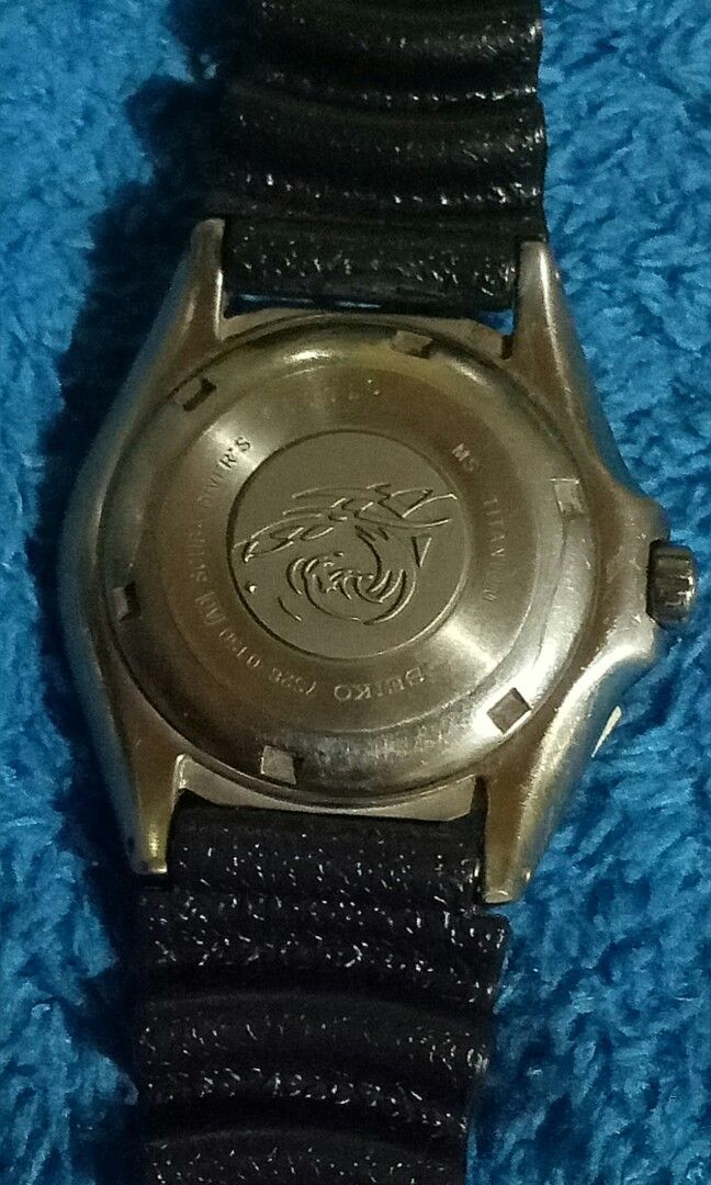 SCRATCH PROOF SEIKO 7S26-0150 MS TITANIUM AUTOMATIC SCUBA DIVERS 200m ...