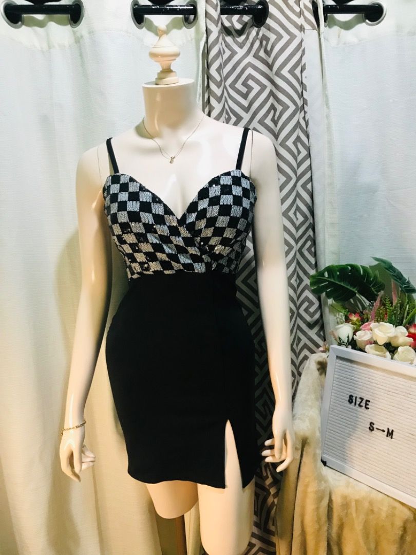 Sexy Mini Black Dress On Carousell