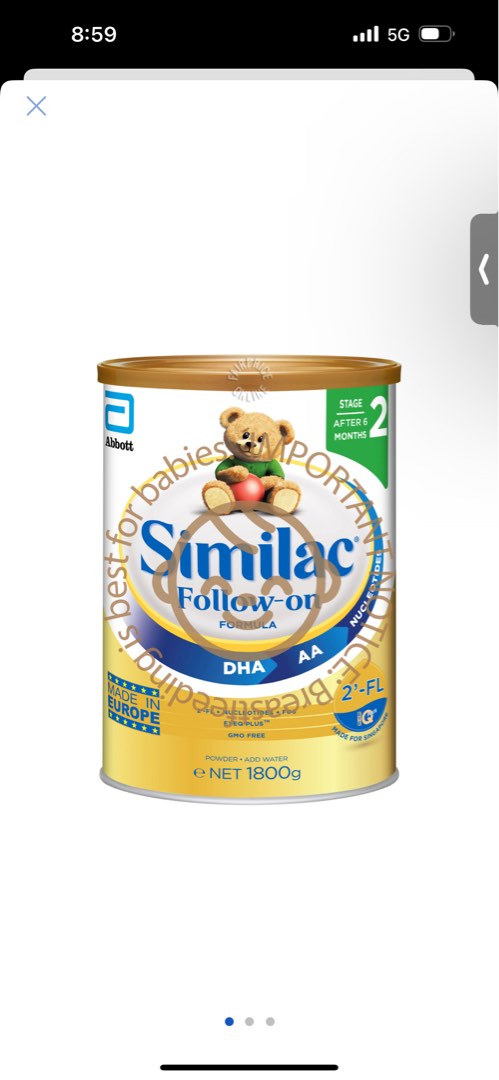 Similac stage 2 1.8kg, Babies & Kids, Nursing & Feeding, Breastfeeding ...