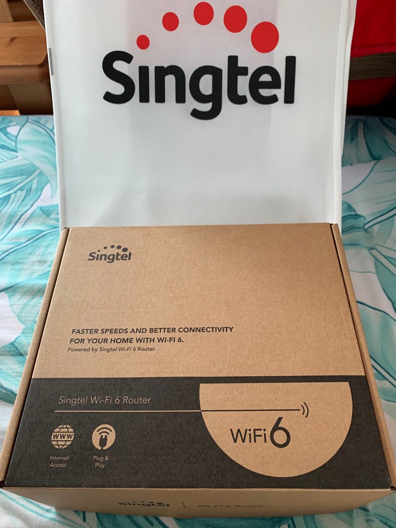 SingTel WIFI 6 Router, Computers & Tech, Parts & Accessories ...