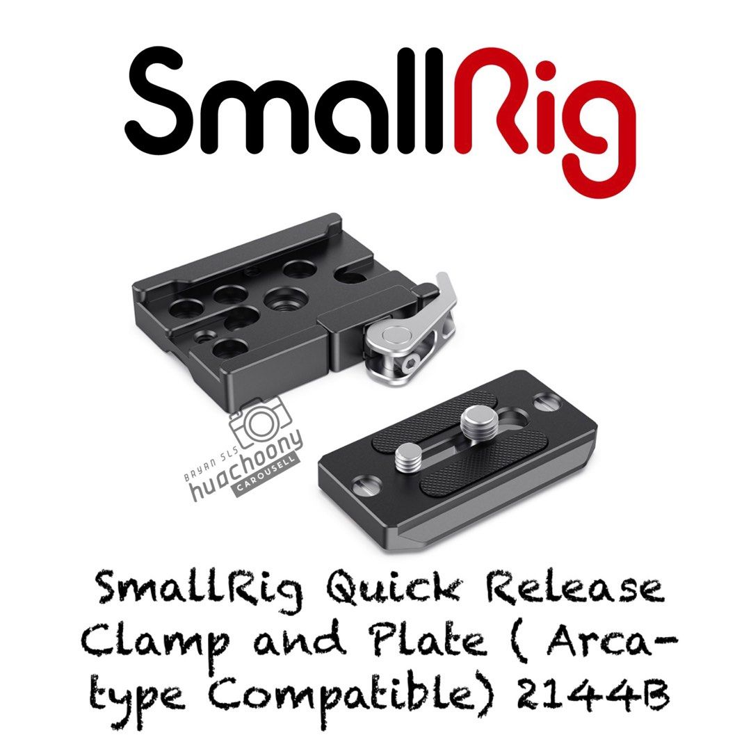 SmallRig Quick Release Clamp and Plate ( Arca-type Compatible) 2144B ...