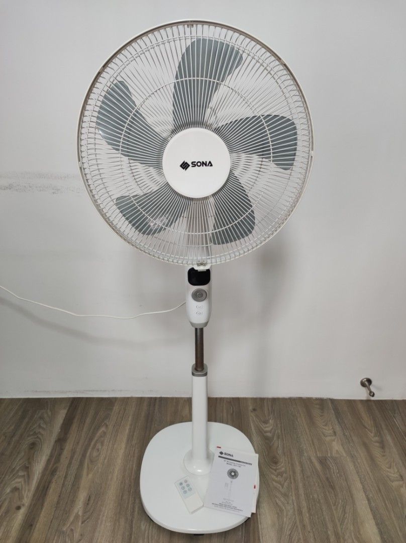 SONA 16" Remote DC Inverter Cooling Stand Fan (SFS 1186), Furniture ...